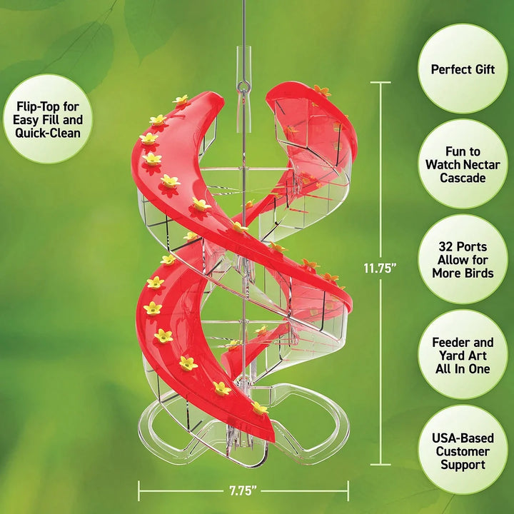 Sherem DNA Helix Hummingbird Feeder – BckMall